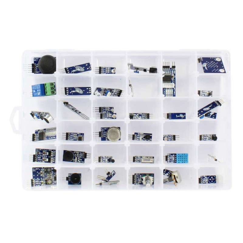 Kit de Sensores 40 em 1 com caixa