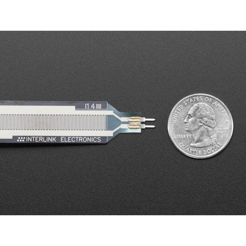Sensor de força resistivo (FSR) longo - Interlink 408