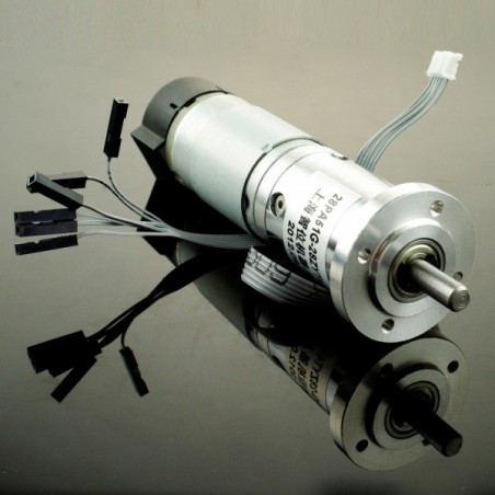 12V high quality and quiet DC Motor 146rpm w/Encoder FIT0277