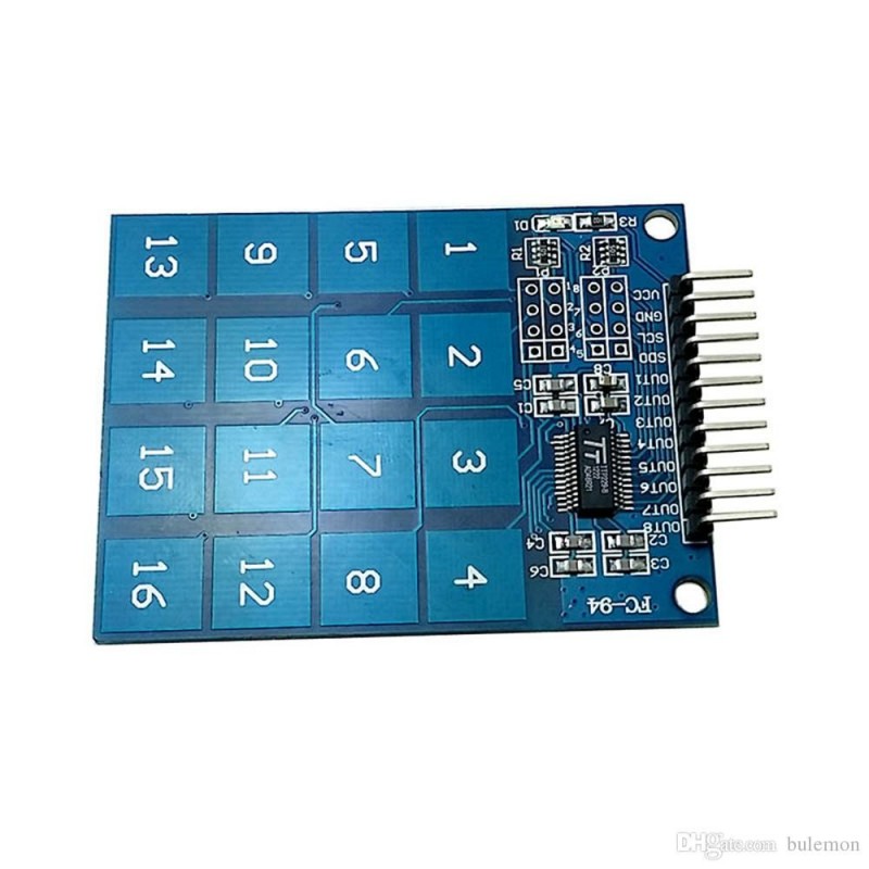 16 chanel Capacive Touch Button Switch Board
