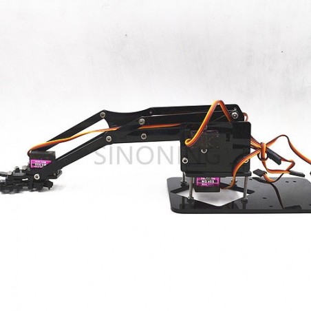 Acrylic Mechanics 4 DOF Arm Robot - Learning Kit with 4 MG90S servos ...