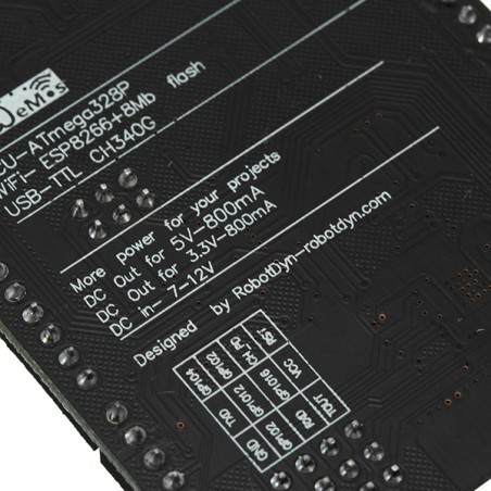 UNO+WIFI R3 ATMEGA328P+ESP8266 (32MB MEMORY), USB-TTL CH340G w/ cable ...