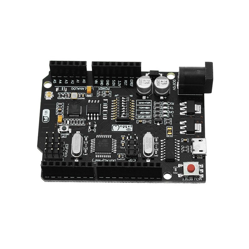 UNO+WIFI R3 ATMEGA328P+ESP8266 (32MB MEMORY), USB-TTL CH340G w/ cable ...