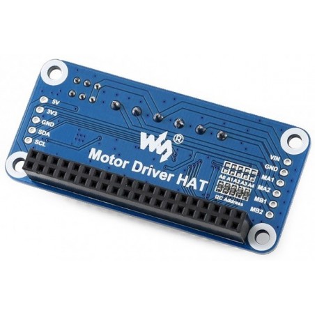 Motor Driver HAT for Raspberry Pi, I2C Interface