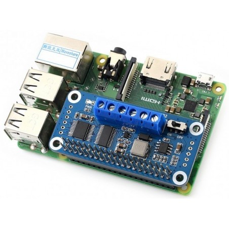 Motor Driver HAT for Raspberry Pi, I2C Interface