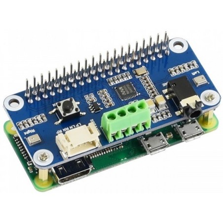 Hi-Fi Sound Card HAT for Raspberry Pi, Stereo CODEC, Play/Record