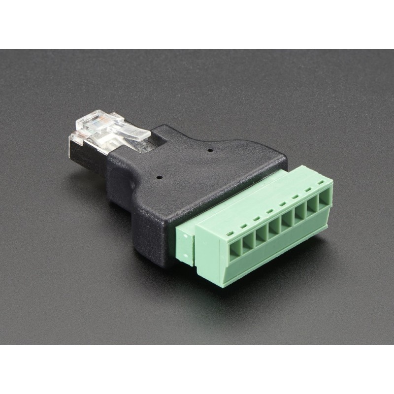 Ethernet RJ45 Male Plug Terminal Block