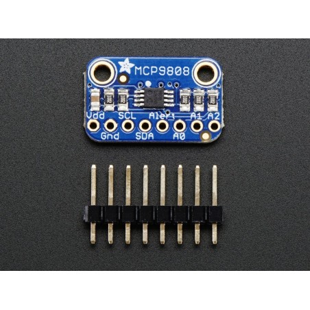 Sensor de Temperatura MCP9808 I2C de alta precisão para Raspberry e Arduino
