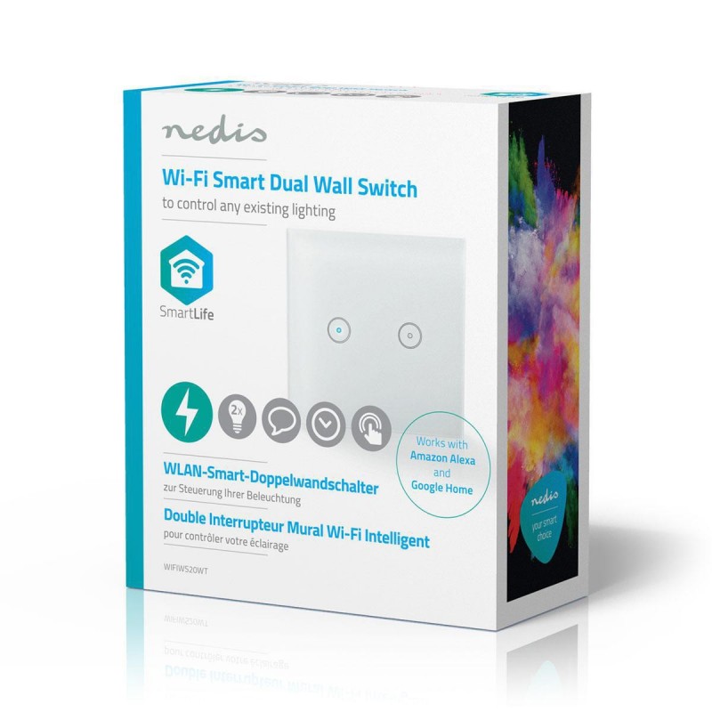 Nedis WiFi Smart Light Switch | Dual