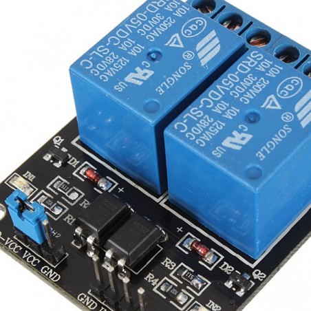 2 Relay Module 5V opto-isolated