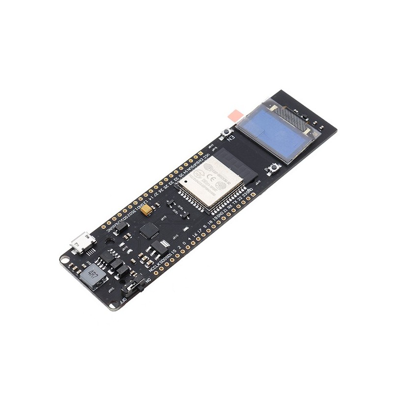 Wemos® TTGO ESP32 18650 Battery Holder + 0.96Inch OLED