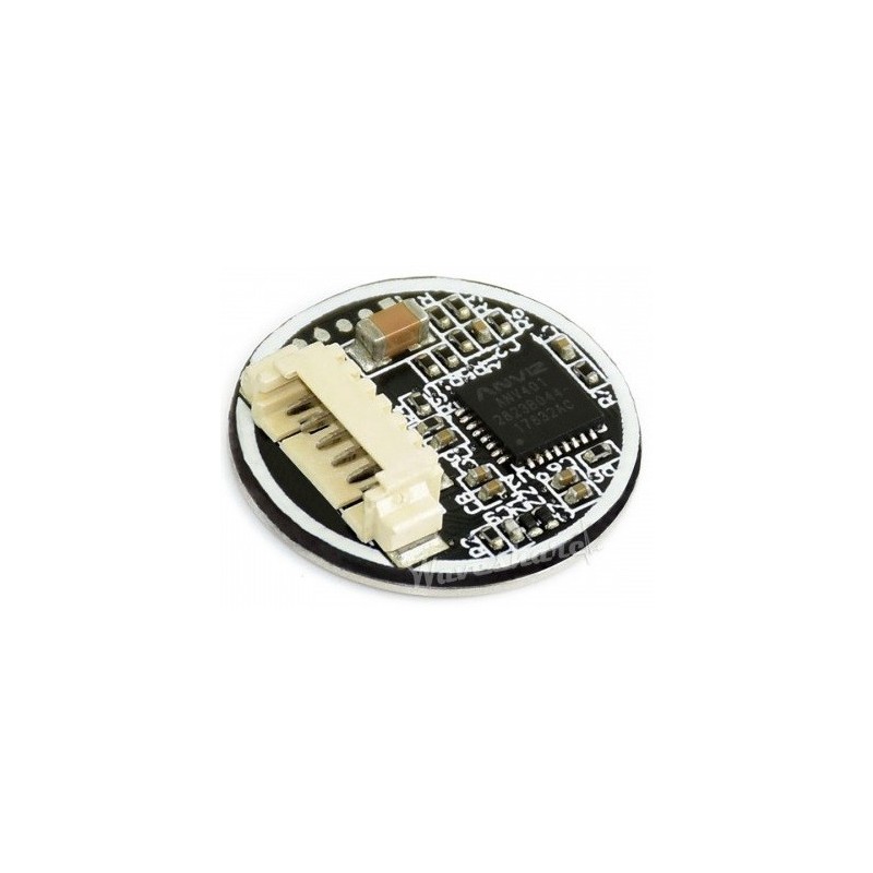 Round-shaped All-in-one UART Capacitive Fingerprint Sensor