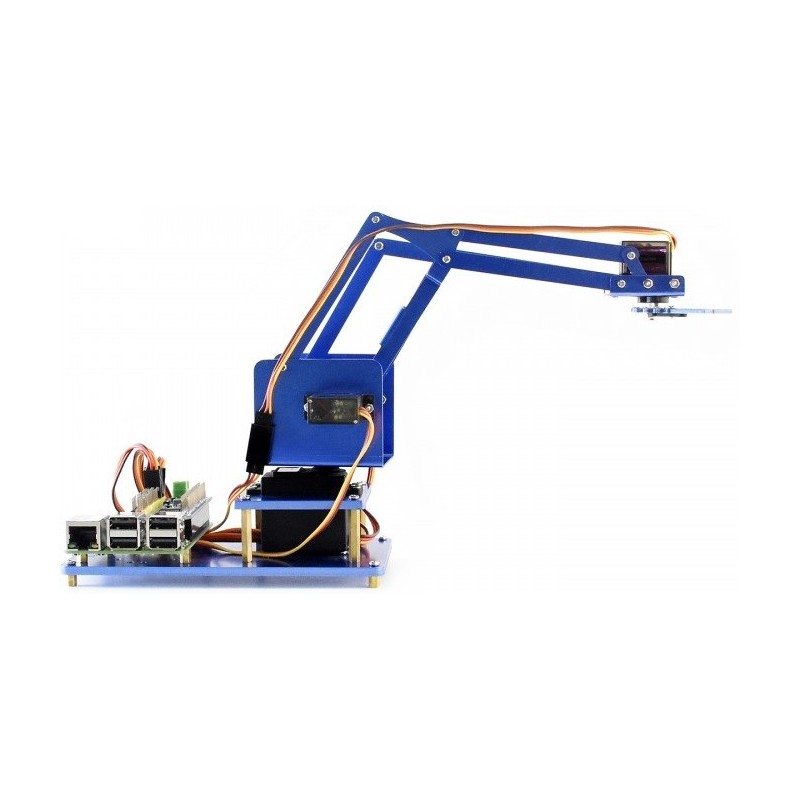 4-DOF Metal Robot Arm Kit for Raspberry Pi, Bluetooth / WiFi