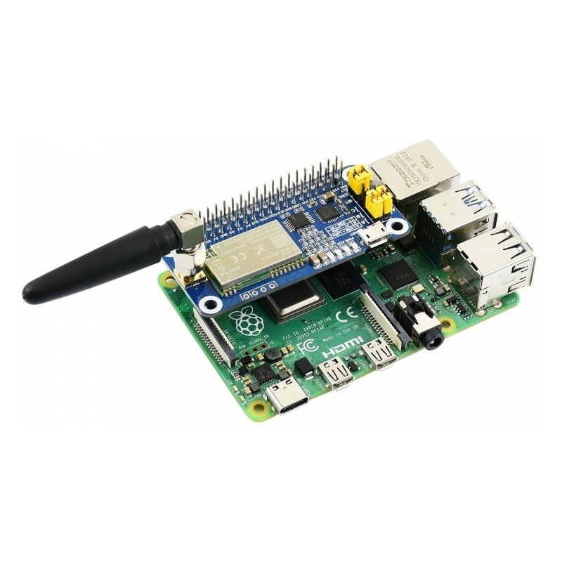 HAT LoRa SX1262 p/ Raspberry Pi, 868MHz