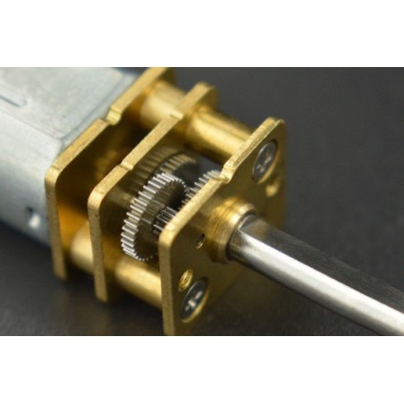 Micro Metal DC Geared Motor with Long Shaft (6V 98RPM 25mm)
