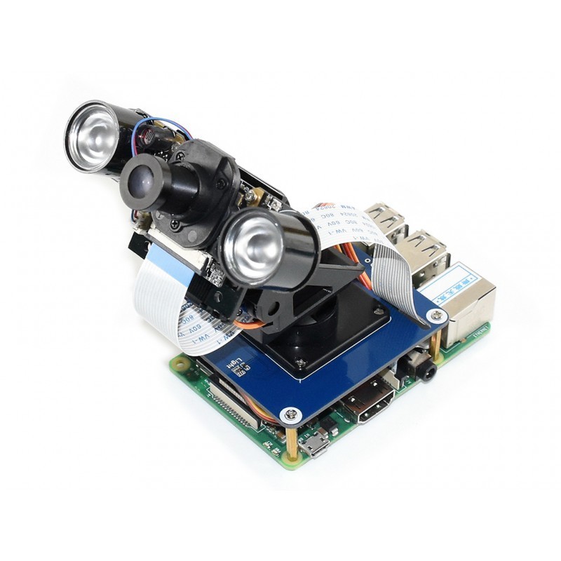 2-DOF Pan-Tilt HAT for Raspberry Pi