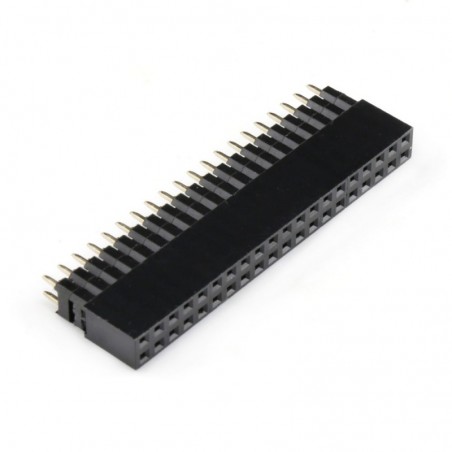GPIO Header for RaspberryPi A+/B+/Pi 2/Pi 3/Pi 4 - Tall 2x20 Female Header