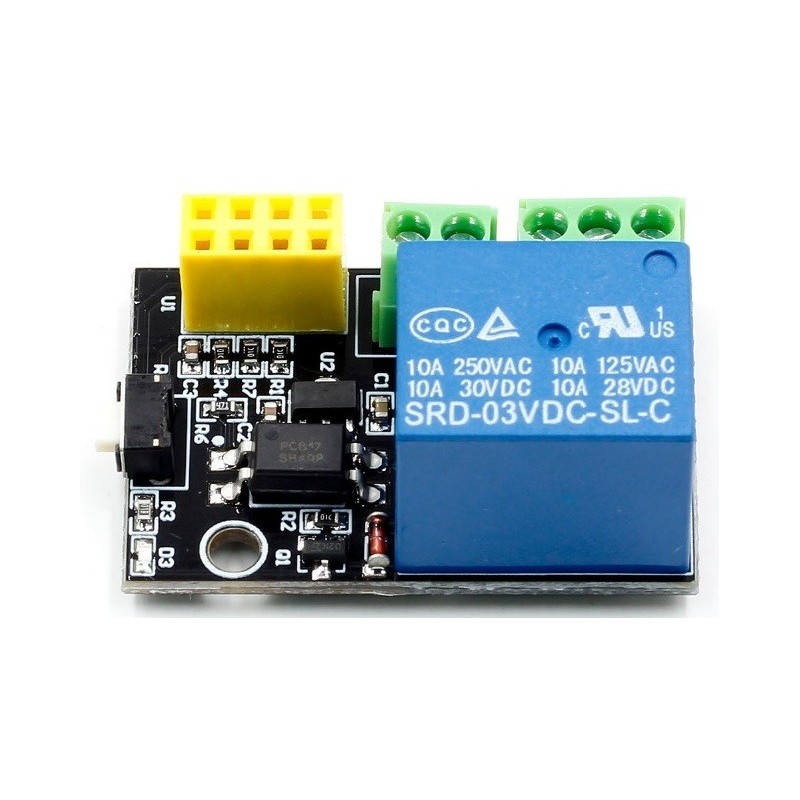 Shield Relé para ESP8266 ESP-01 (ESP-01 não incluído)
