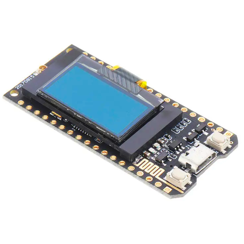 LILYGO® LoRa V1.0 ESP32 SX1278 433Mhz com display OLED 0.96" e Cabo ...