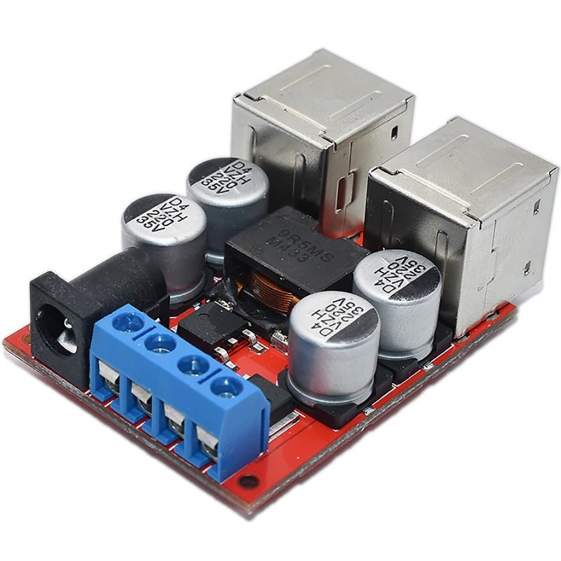 4 Port USB Step-Down 8V~35V 8A 40W