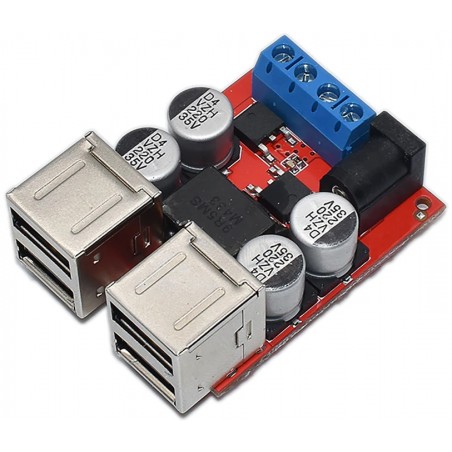 4 Port USB Step-Down 8V~35V 8A 40W