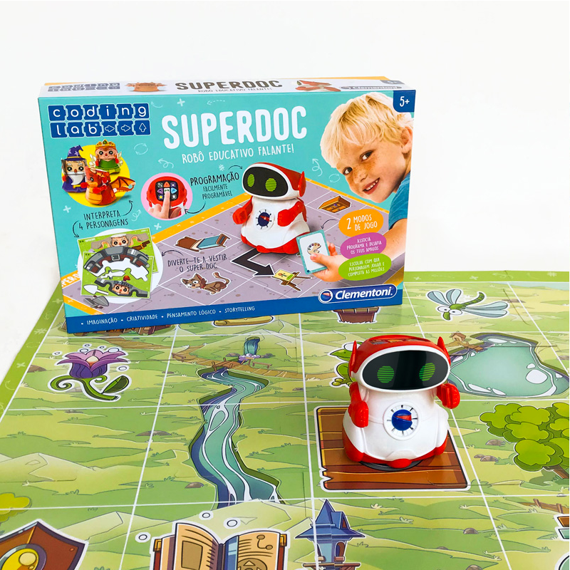 Super Doc - Robô educativo que fala (Clementoni)