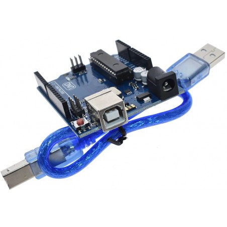 Arduino UNO R3 Compativel DIP 16u2 c/ Cabo