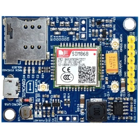 Módulo GSM GPRS + GPS GNSS SIM868