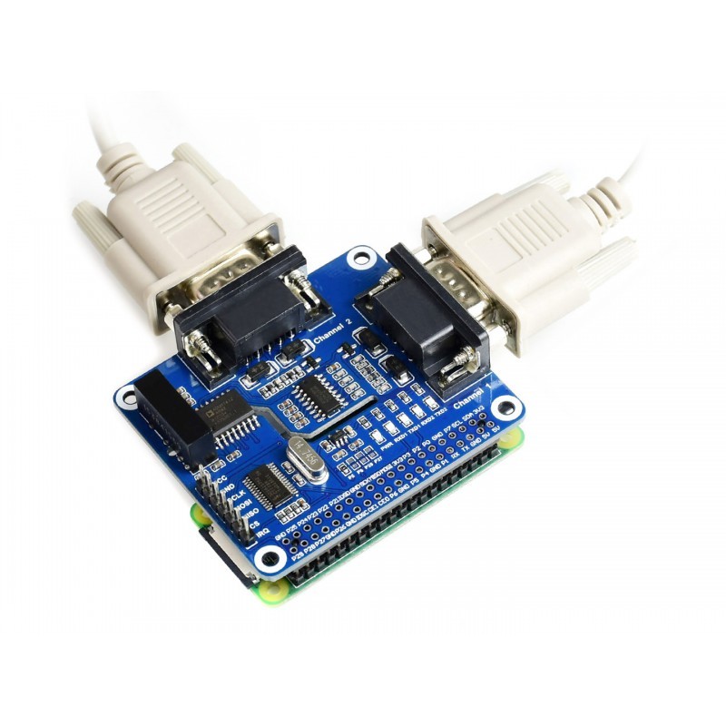 HAT com 2 portas RS232 isoladas para Raspberry Pi