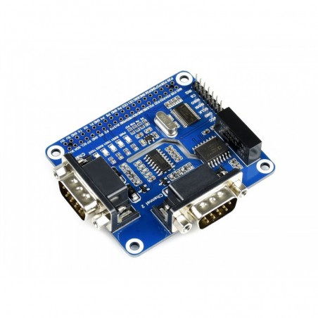 HAT com 2 portas RS232 isoladas para Raspberry Pi