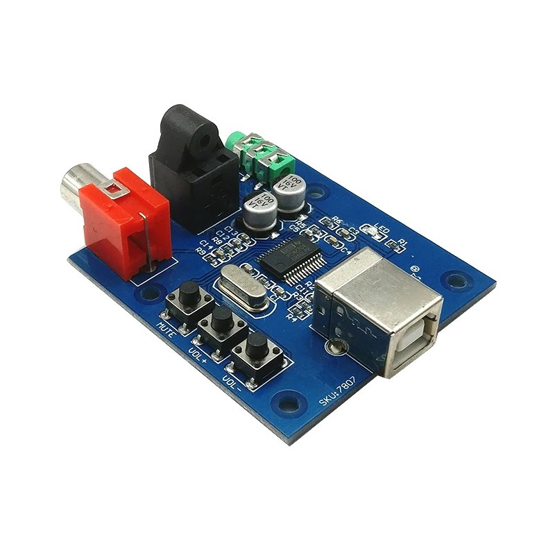 5V DAC Decoder PCM2704 USB Audio Sound Card