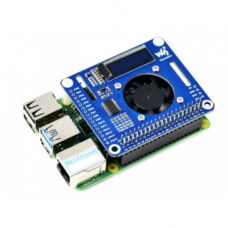 PWM Controlled Fan HAT for Raspberry Pi, I2C, Temperature Monitor