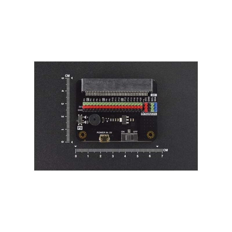 IO Extender - a micro:bit IO Expansion Board v2 with HuskyLens connector