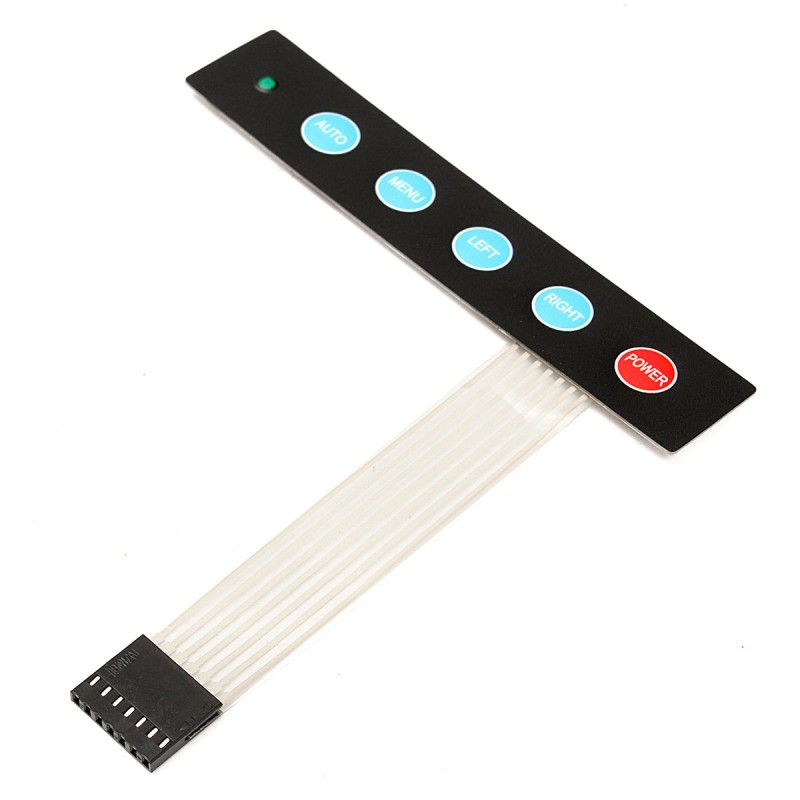 Membrane 1x5 Keypad + LED