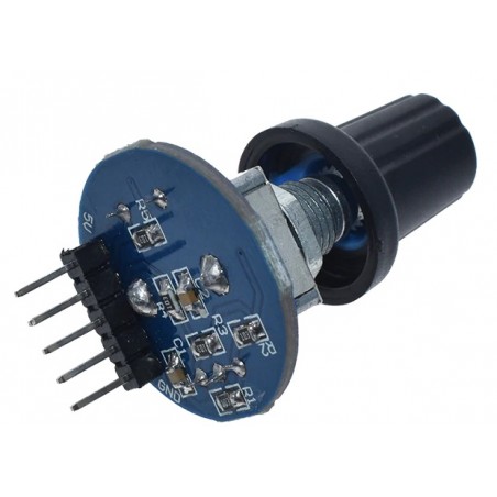 Rotary Encoder Module 20IMP/REV with knob to Arduino