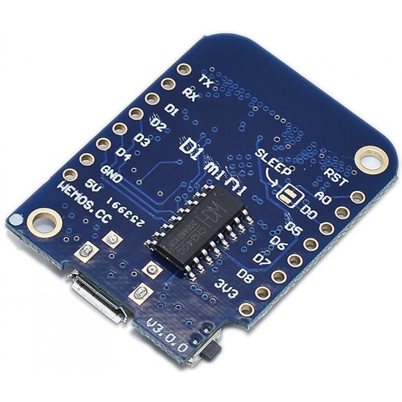 WeMos® D1 mini v3 ESP8266 4MB FLASH w/ USB TTL Driver