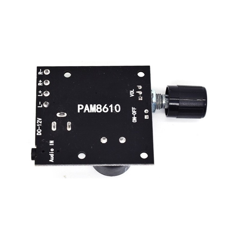 Hi-Fi Audio Amplifier 12V 2x10W Class D - PAM8610