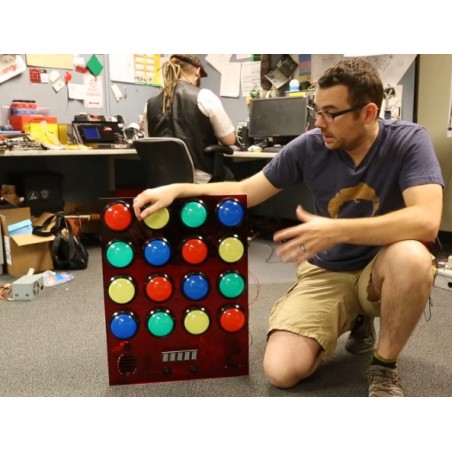 Big Dome Push Button - Red