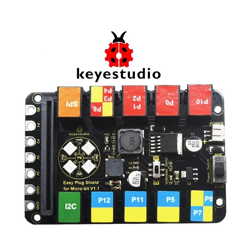 EASY Plug Expansion for micro:bit - Keyestudio KS0496