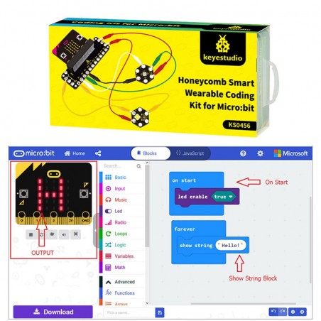Basic Wearable kit with micro:bit included (w/ 20 projects ...