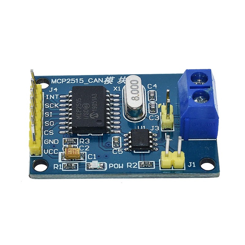 Modulo CAN MCP2515 com receptor TJA1050 via SPI