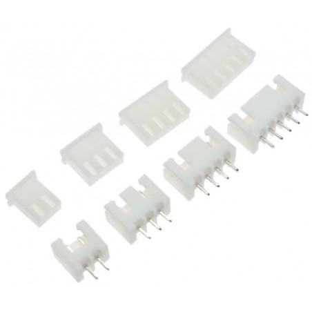 JST connector Kit 2P 3P 4P 5 Pin 2.54mm Pitch - 230pcs