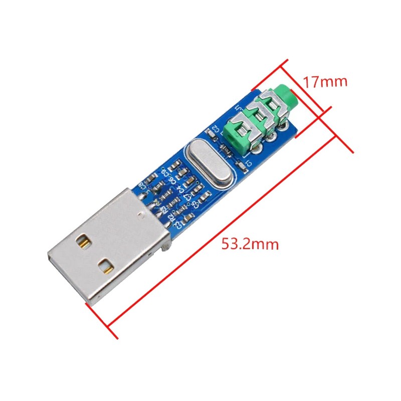 PCM2704 USB 16 Bits DAC for PC or Raspberry Pi