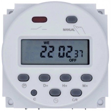 Timer Switch Relay 24V 16Amax Week / Daily Programmable