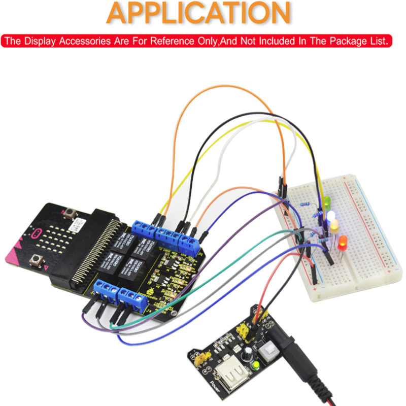 Relay Breakout Board for BBC micro:bit - Keyestudio KS0293