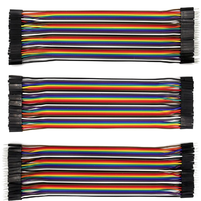 Jumper Wire Dupont 20cm M-F & M-M & F-F for Arduino Projects