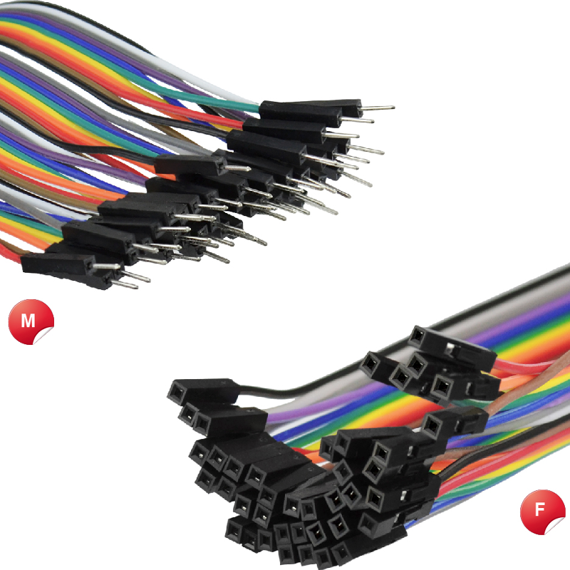 Jumper Wire Dupont 20cm M-F & M-M & F-F for Arduino Projects