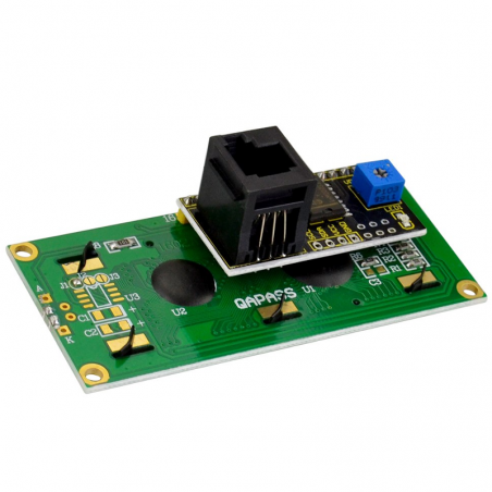 i2c 1602 LCD Module - RJ11 EASY plug - Keyestudio KS0381