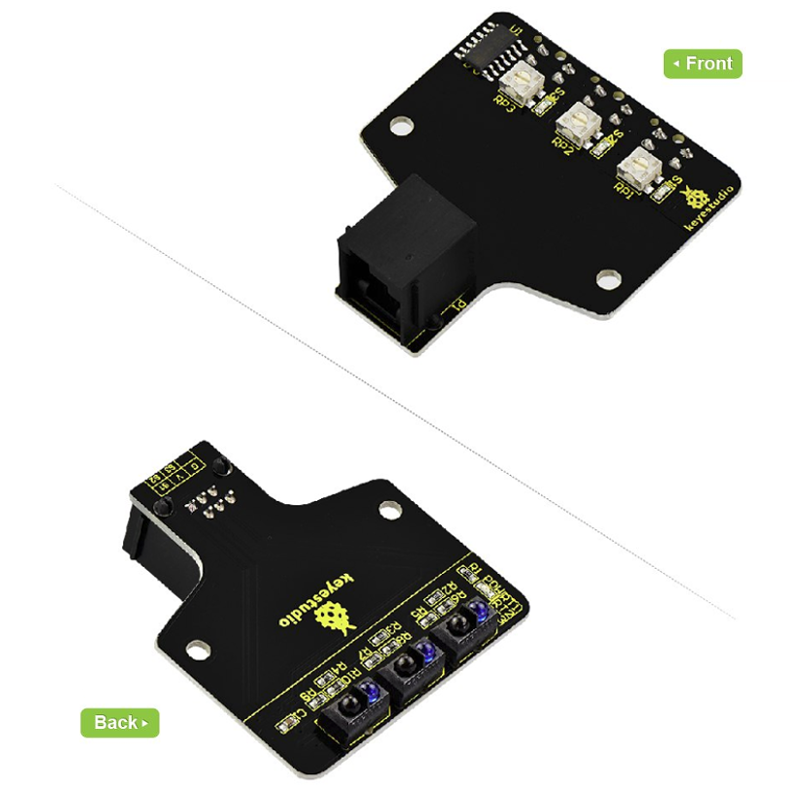 Line Tracking Sensor - RJ11 Easy Plug - Keyestudio KS0352