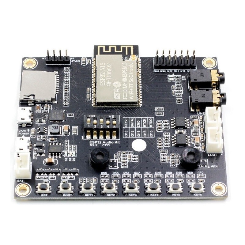 ESP32-Audio-Kit WiFi + Bluetooth development board with ESP32-A1S